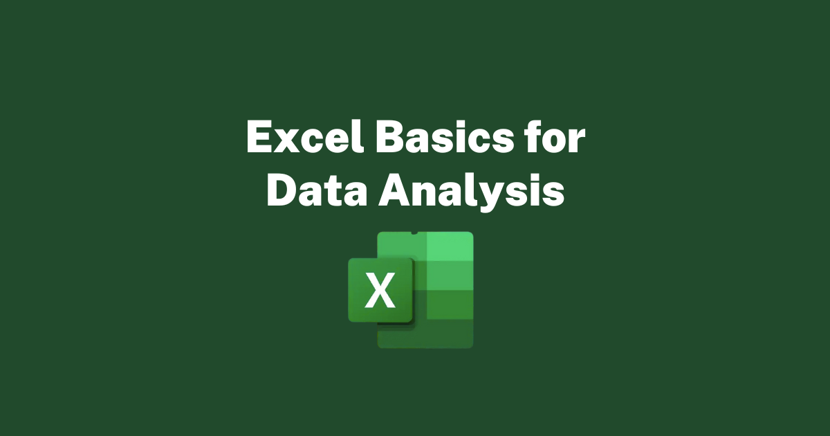 Enroll Excel Basics for Data Analysis - MUNUHZMIND: Data Analytics ...